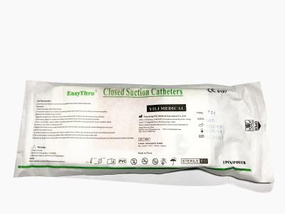 China PVC Closed Suction Catheter for Tracheostomy Y-Piece 14FR Respiratory Care for sale