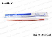 China Sterilized Silicone Coated Latex Foley Catheter Fr6 to Fr30 400mm Length for sale