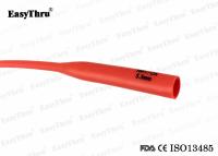 China Sterilized Silicone Coated Latex Foley Catheter Fr6 to Fr30 400mm Length for sale