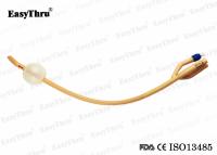 China Harmless Urinary Three Way Foley Catheter Multipurpose Yellow Color for sale
