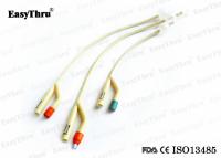 China Disposable Latex Foley Catheter Silicone Coated Fr12 Fr26 Adult 2 Way Urinary Drainage for sale