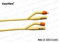 China Disposable Latex Foley Catheter Silicone Coated Fr12 Fr26 Adult 2 Way Urinary Drainage for sale