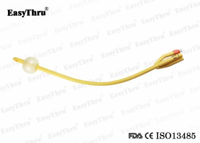 China Latex Foley Catheter Silicone Coated Three Way Adult Size Fr16 to Fr26 30ml for sale