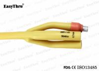 China Latex Foley Catheter Silicone Coated Three Way Adult Size Fr16 to Fr26 30ml for sale