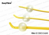 China Disposable Latex Foley Catheter Two Way Fr20 Balloon Capacity 30-50ml Yellow Color Code for sale