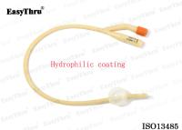 China Harmless Hydrophilic Foley Catheter , Multipurpose Silicone Coated Catheter for sale