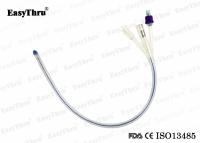 China Medical Grade Silicone Foley Catheter Three Way Fr12 Fr14 Fr16 5ml Balloon for sale