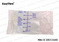 China 750ml PVC Disposable Urine Leg Bag with Cross Valve and Elastic Bandage for sale