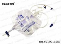 China Disposable 2000ml Adult Urine Collection Bag Transparent Catheter Leg Bag Medical PVC for sale