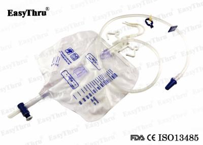 China Disposable 2000ml Adult Urine Collection Bag Transparent Catheter Leg Bag Medical PVC for sale