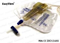 China Nontoxic Urine Drainage Bag Disposable PVC 2000ml with Pull Push Screw Valve for Hospital for sale