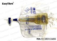 China Nontoxic Urine Drainage Bag Disposable PVC 2000ml with Pull Push Screw Valve for Hospital for sale