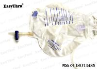 China Medical Disposable Urine Bag PVC 2000ml Anti Reflux Valve Drainage for sale