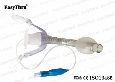 China Cuffed Reinforced Tracheostomy Tube 5.0mm-9.0mm Medical Grade PVC Emergency Airway for sale