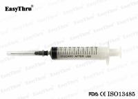 China Sterile Plastic Disposable Injection Syringe 10ml 20ml Medical Grade for sale