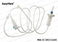 China PVC Disposable IV Infusion Set 20 Drops 1ml with Flow Regulator 150cm Tube CE Certified for sale