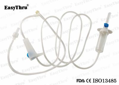 China PVC Disposable IV Infusion Set 20 Drops 1ml with Flow Regulator 150cm Tube CE Certified for sale