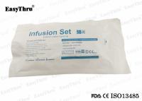 China PVC Disposable IV Infusion Set 20 Drops 1ml with Flow Regulator 150cm Tube CE Certified for sale