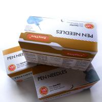 China Medical Painless Insulin Pen Needle 32G 4mm Silicone Lubricant Coated Diabetic Needles for sale