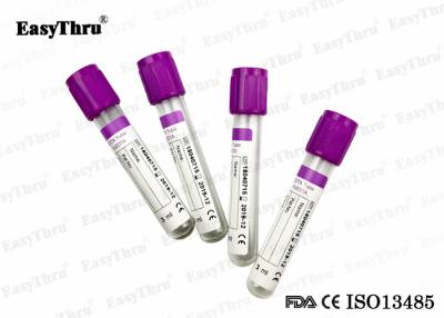 China EDTA K2 K3 Vacuum Blood Collection Tubes 2ml to 10ml PET Glass for sale