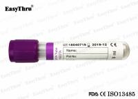 China EDTA K2 K3 Vacuum Blood Collection Tubes 2ml to 10ml PET Glass for sale