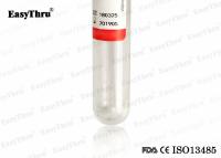 China Medical Vacuum Blood Sample Collection Tubes Red Cap 2ml-10ml Volume for sale