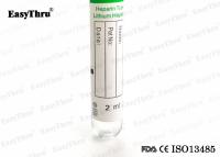 China PET Glass Lithium Heparin Vacuum Blood Collection Tubes 2ml to 10ml Green Cap for sale