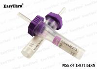 China Leakproof Odorless Blood Sample Bottles , Rubber Stopper Blood Sample Container for sale