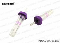 China Leakproof Odorless Blood Sample Bottles , Rubber Stopper Blood Sample Container for sale