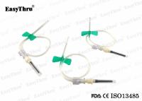 China Disposable 21 Gauge Butterfly Needle Blood Collection Set with Safety Rubber Cap for sale
