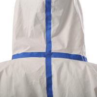 China Medical Disposable Protective Suit Hooded Conjoined Waterproof Anti-Static 5000000 Pcs per Month for sale