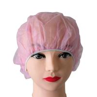 China Breathable Protective Isolation Gown , Dustproof 30gsm Surgical Bouffant Caps for sale