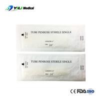 China Medical Soft Latex Penrose Drainage Tube Disposable 1/4 to 1 Inch Sizes 12 or 18 Inch Length for sale