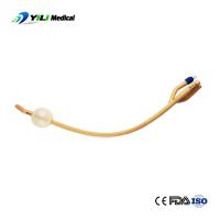 China Harmless Urinary Three Way Foley Catheter Multipurpose Yellow Color for sale