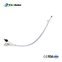 China Transparent Silicone Foley Catheter Harmless With 5-30ml Balloon for sale