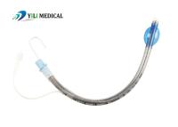 China Silicone Reinforced Endotracheal Tube Cuffed 7.0mm 8.0mm Adult Breathing Anesthesiology Disposable for sale