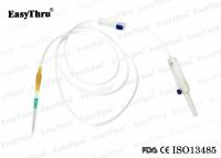 China PVC Disposable IV Infusion Set 20 Drops 1ml with Flow Regulator 150cm Tube CE Certified for sale