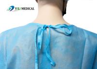 China 16-45gsm Protective Isolation Gown Disposable Multicolor Medical Grade for sale