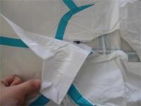 China Medical Disposable Protective Suit Hooded Conjoined Waterproof Anti-Static 5000000 Pcs per Month for sale