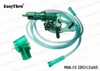 China PVC Disposable Venturi Oxygen Mask Adjustable 24-50% Concentration S M L XL for sale