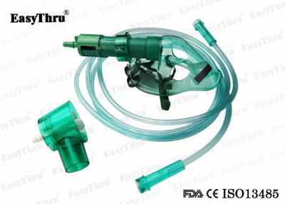 China PVC Disposable Venturi Oxygen Mask Adjustable 24-50% Concentration S M L XL for sale