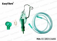 China PVC Disposable Venturi Oxygen Mask Adjustable 24-50% Concentration S M L XL for sale