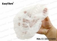 China Hospital Durable Disposable Bouffant Caps , Multipurpose Medical Round Cap for sale
