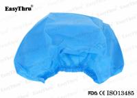 China ISO Blue Protective Isolation Gown , Sterile Disposable Surgical Cap for sale