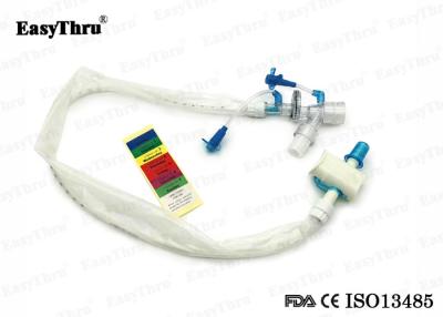 China Disposable Suction Catheter 40cm Closed Suction System with Endotracheal Tube Connector EO Sterile for sale