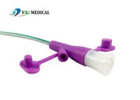 China Polyurethane Nasogastric Enteral Feeding Tube with Stylet Open Round Tip 6Fr to 18Fr 80cm to 130cm for sale