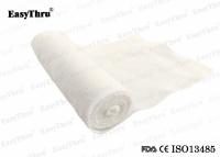 China Elastic PBT Medical Bandage Tape 10cm x 4m White Wound Dressing Roll for sale