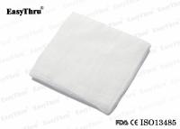 China 100% Cotton Medical Gauze Pad Absorbent Pure White Disposable 4 Ply 10x10cm with X Ray for sale