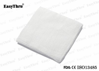 China 100% Cotton Medical Gauze Pad Absorbent Pure White Disposable 4 Ply 10x10cm with X Ray for sale