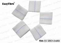 China 100% Cotton Medical Gauze Pad Absorbent Pure White Disposable 4 Ply 10x10cm with X Ray for sale